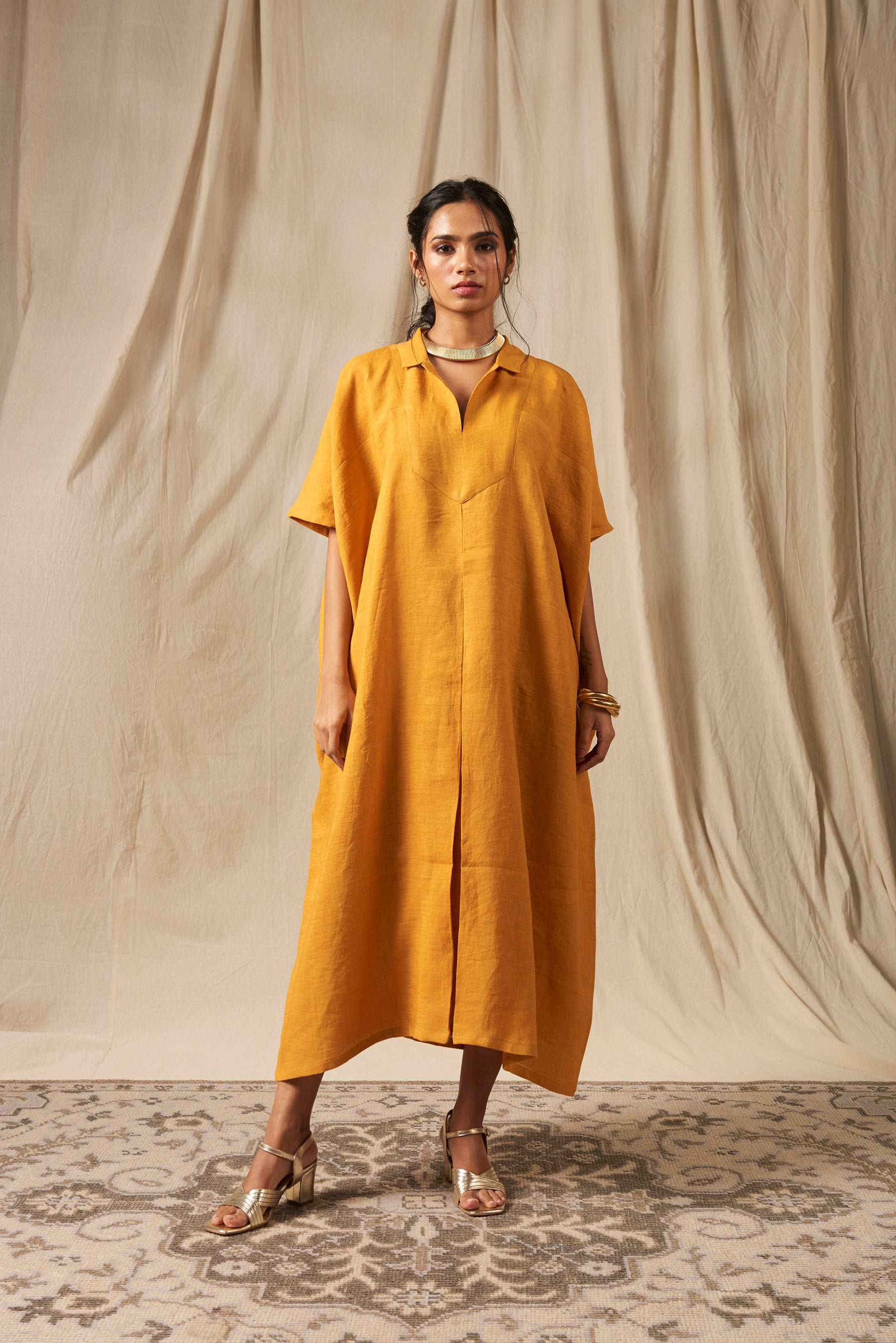 Buy Linen Kaftans for Women Online – Saphed